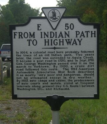 From Indian Path to Highway Marker - Discover Stafford
