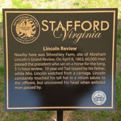Lincoln Review Marker - Discover Stafford