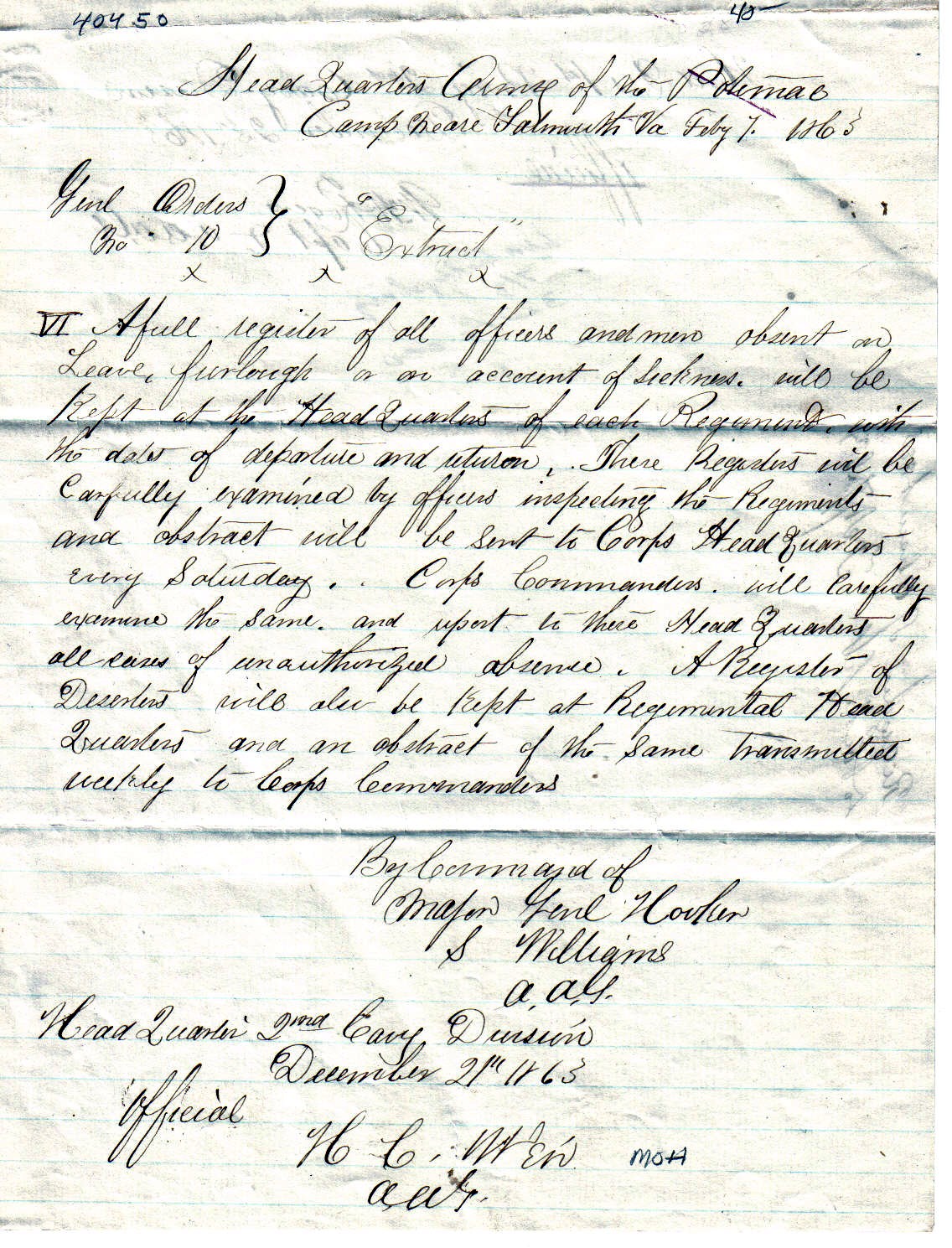 Handwritten Orders - Discover Stafford